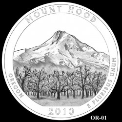 Mount Hood America the Beautiful Silver Bullion Coin | Oregon