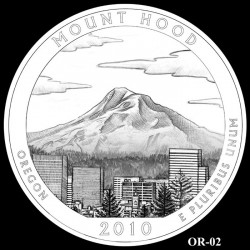 Mount Hood America the Beautiful Silver Bullion Coin | Oregon