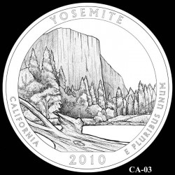 Yosemite America the Beautiful Silver Bullion Coin | California
